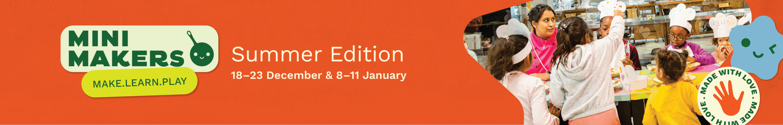 Mini Makers Summer Kids Cooking Classes - Makers Landing